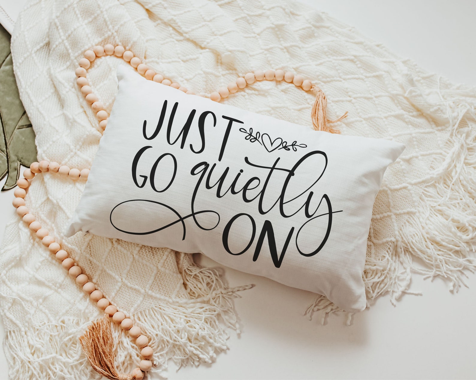 Positive Affirmations Lumbar Throw Pillows for Couch, College Dorm ...