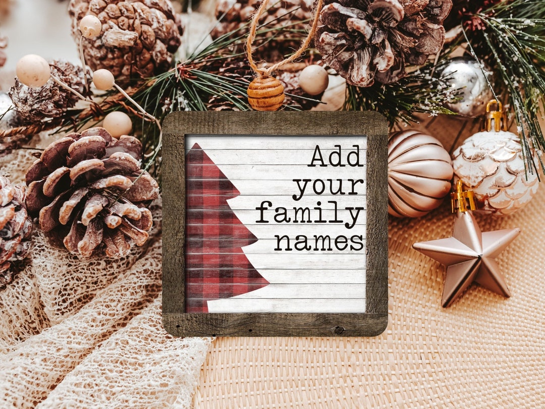Personalized Christmas Ornaments Family Ornament, Christmas Gifts for ...