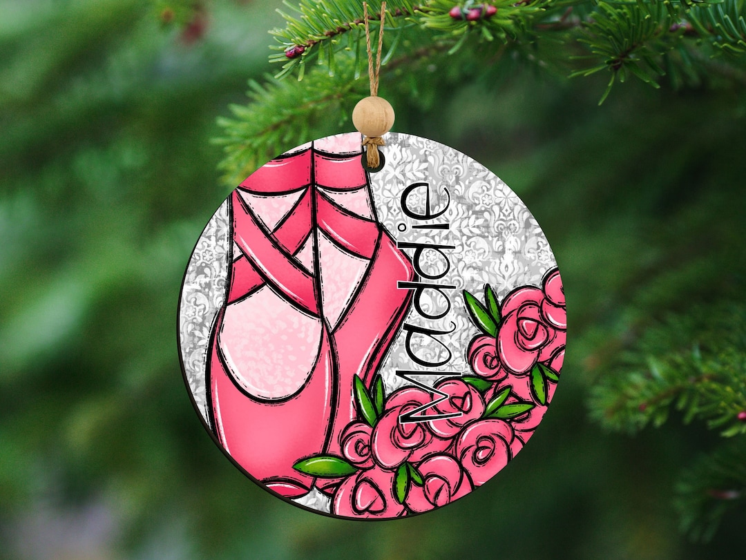 Personalized Ballerina Ornament Little Girl Gifts, Ballet Gifts for ...