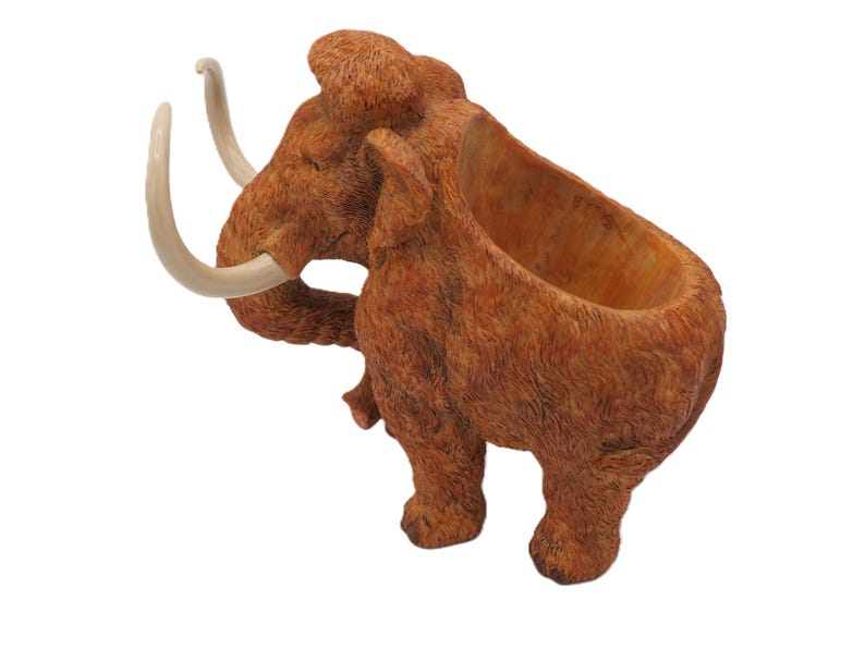 Woolly Mammoth Planter - Ice Age Indoor Plant Pot | Prehistoric Home ...