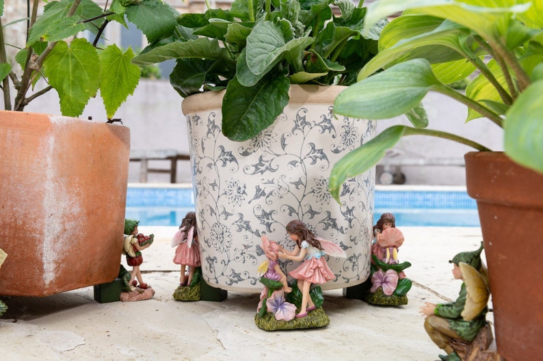 Coloured Sweet Pea Flower Fairy Potty Feet Plant Pot Feet X 3 | Etsy