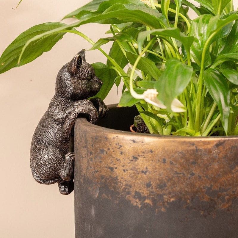 Cat Flower Pot - Etsy