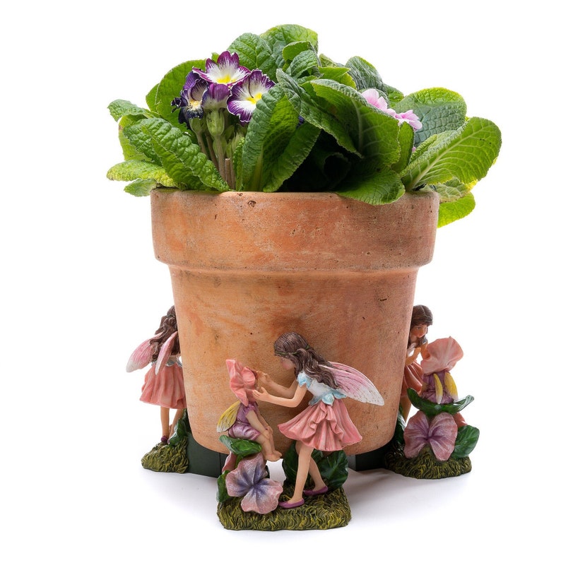 Coloured Sweet Pea Flower Fairy Potty Feet Plant Pot Feet X 3 | Etsy
