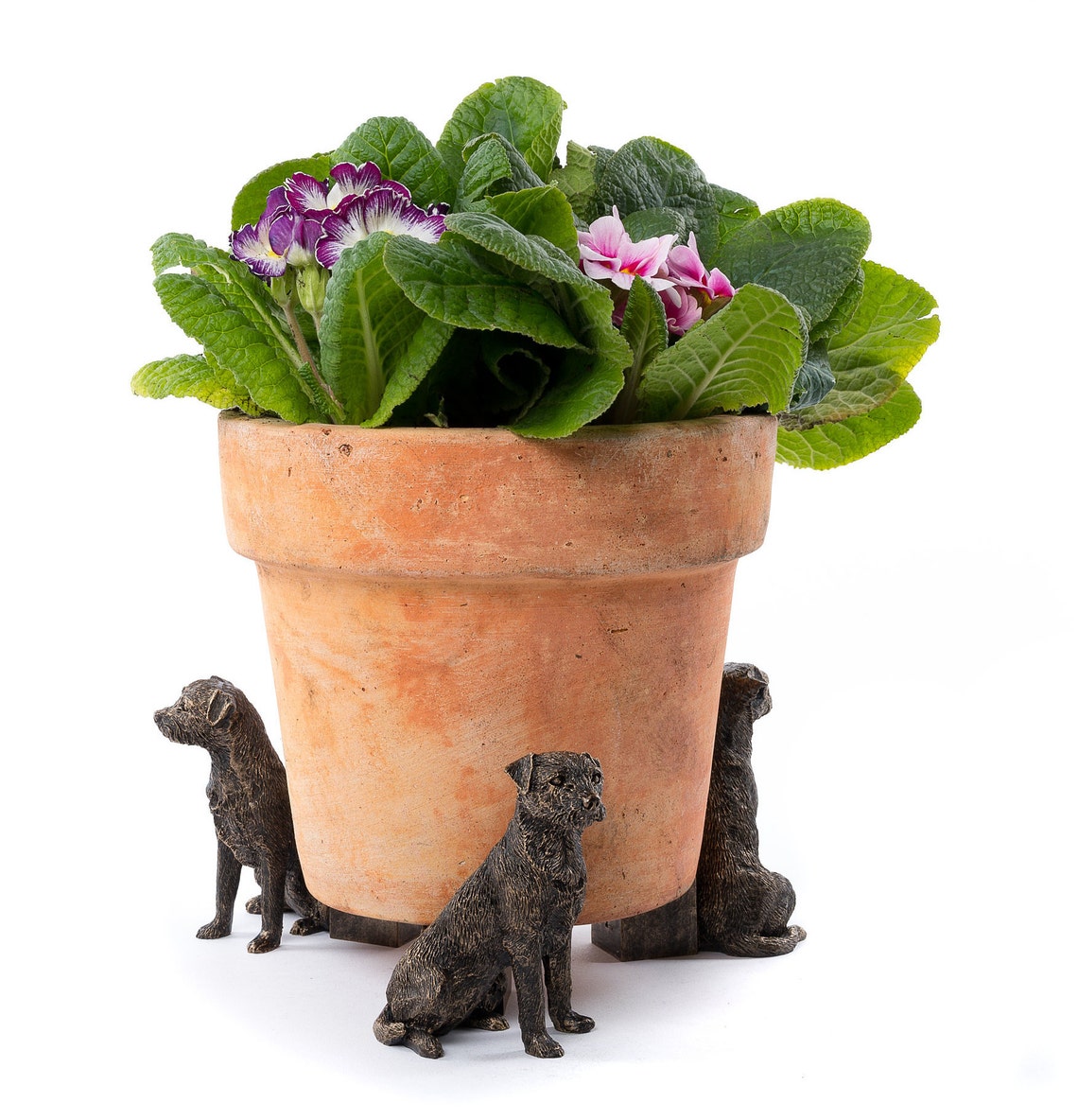 bronze-coloured-border-terrier-potty-feet-plant-pot-feet-x-3-etsy