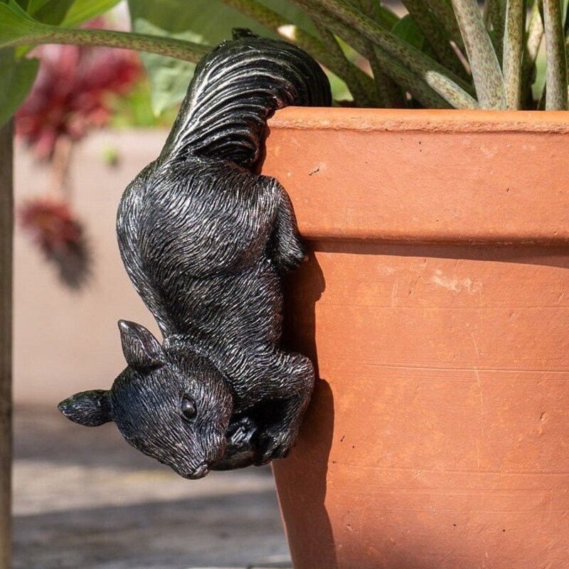 Squirrel Planter - Etsy