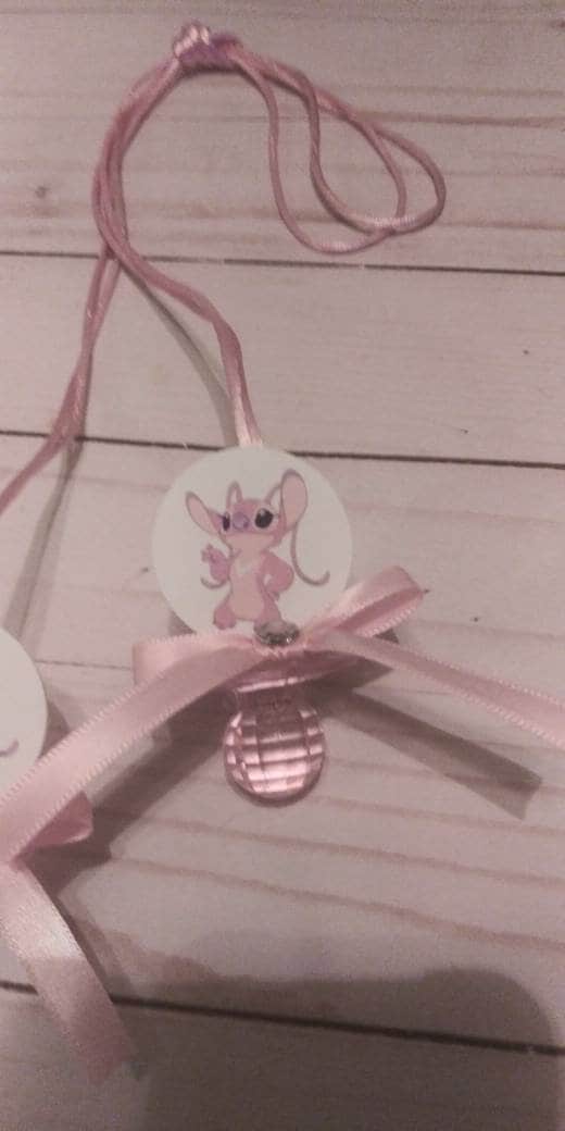 Angel AKA Experiment 624 Lilo and Stitch Baby Shower Pacifier | Etsy
