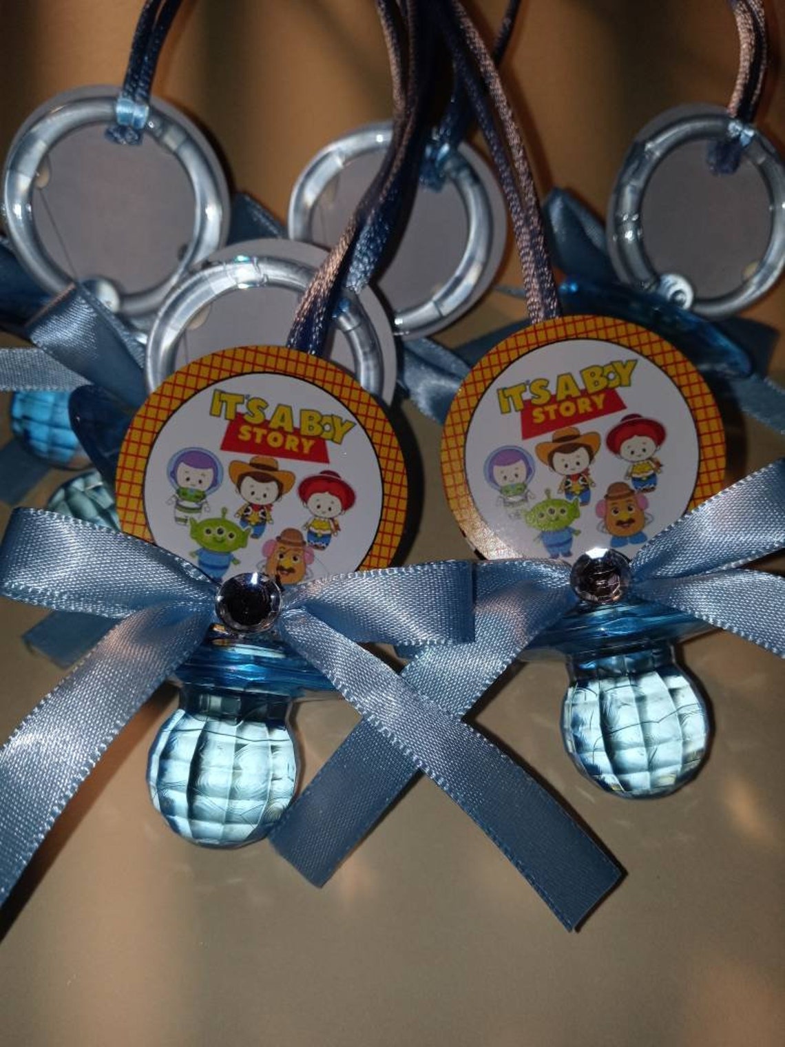 Boy Story Baby Shower Pacifiers Guest Favors Necklaces Cow - Etsy