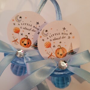 A Little Boo is Almost Due Boy or Girl Baby Shower Pacifiers Guest ...
