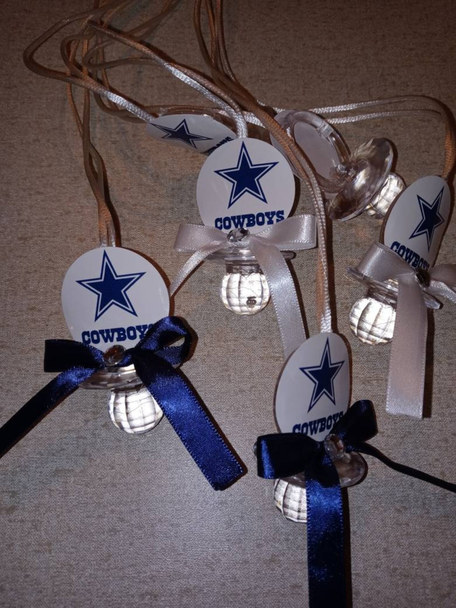 Dallas Cowboys Baby Shower Theme, Guest Pacifiers Favors, Dallas Texas ...