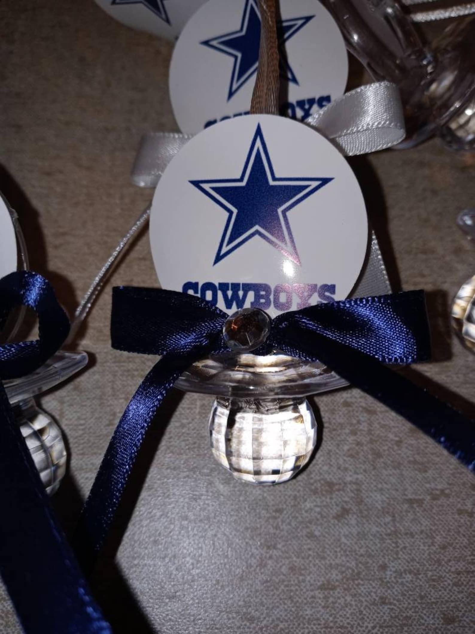 Dallas Cowboys Baby Shower Theme, Guest Pacifiers Favors, Dallas Texas ...