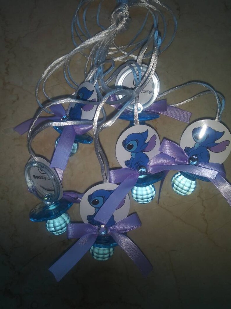 Stitch Lilo and Stitch Baby Shower Pacifiers Guest Favors | Etsy