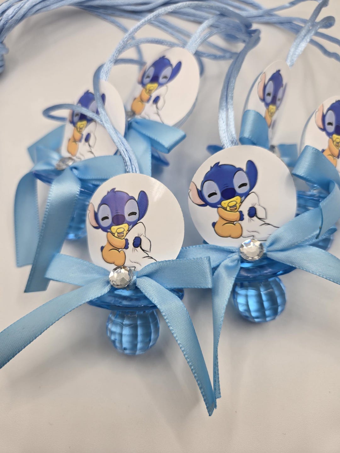 Sleeping Stitch Baby Shower Pacifiers Guest Favors, Lilo and Stitch ...
