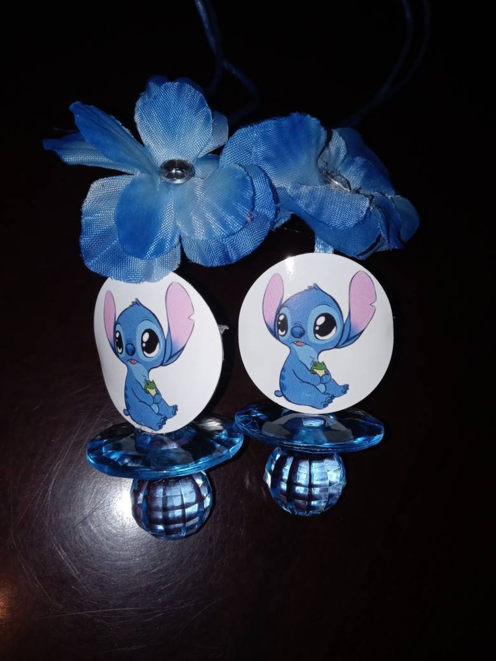 Stitch Baby Shower Pacifier Guest Favor Necklaces Lilo and | Etsy