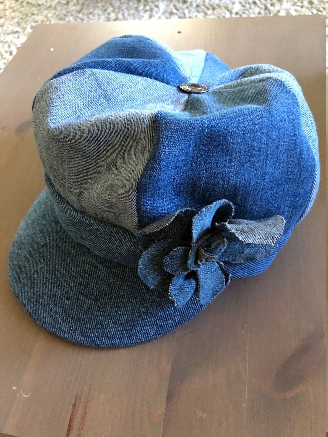 Upcycled Denim Conductors Cap - Etsy