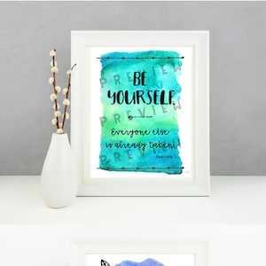 Inspirational Watercolor Posters - Etsy