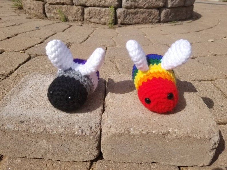 LGBT Bees / Agender / Aro / Ace / Bi / Butch / Gay / - Etsy