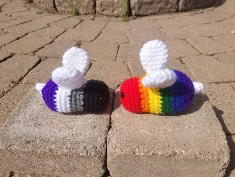 LGBT Bees / Agender / Aro / Ace / Bi / Butch / Gay / - Etsy