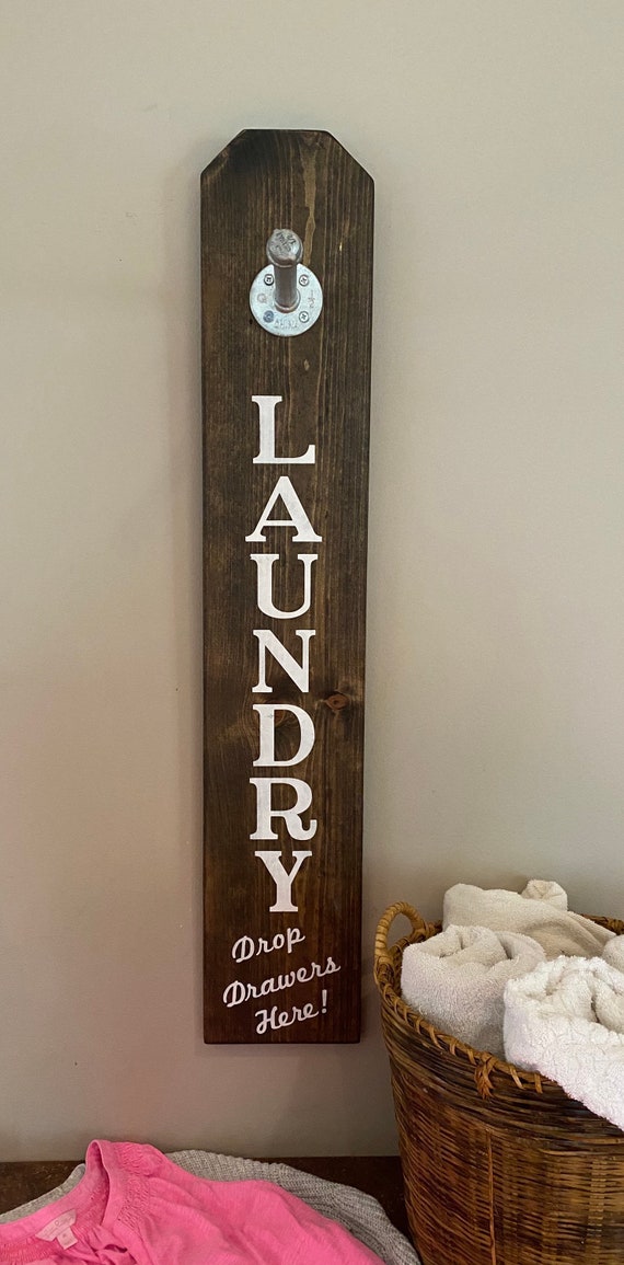 Laundry Helper Laundry Room Clothes Hanger Laundry Room | Etsy