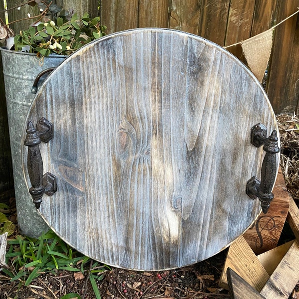 Rustic Lazy Susan - Etsy