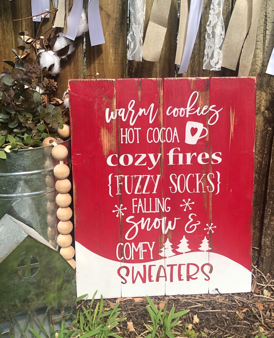 Wooden Winter Sign, Winter Weather Sign, Cozy Sign, Winter Decor - Etsy