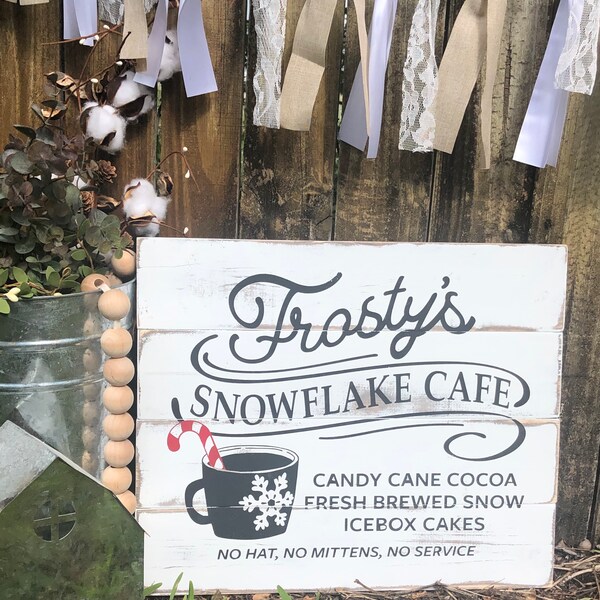 Snowflake Cafe - Etsy