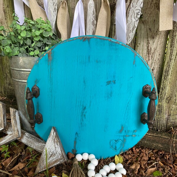 Rustic Lazy Susan - Etsy