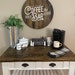 Coffee Bar Sign Large Sign Coffee Decor Round Sign - Etsy