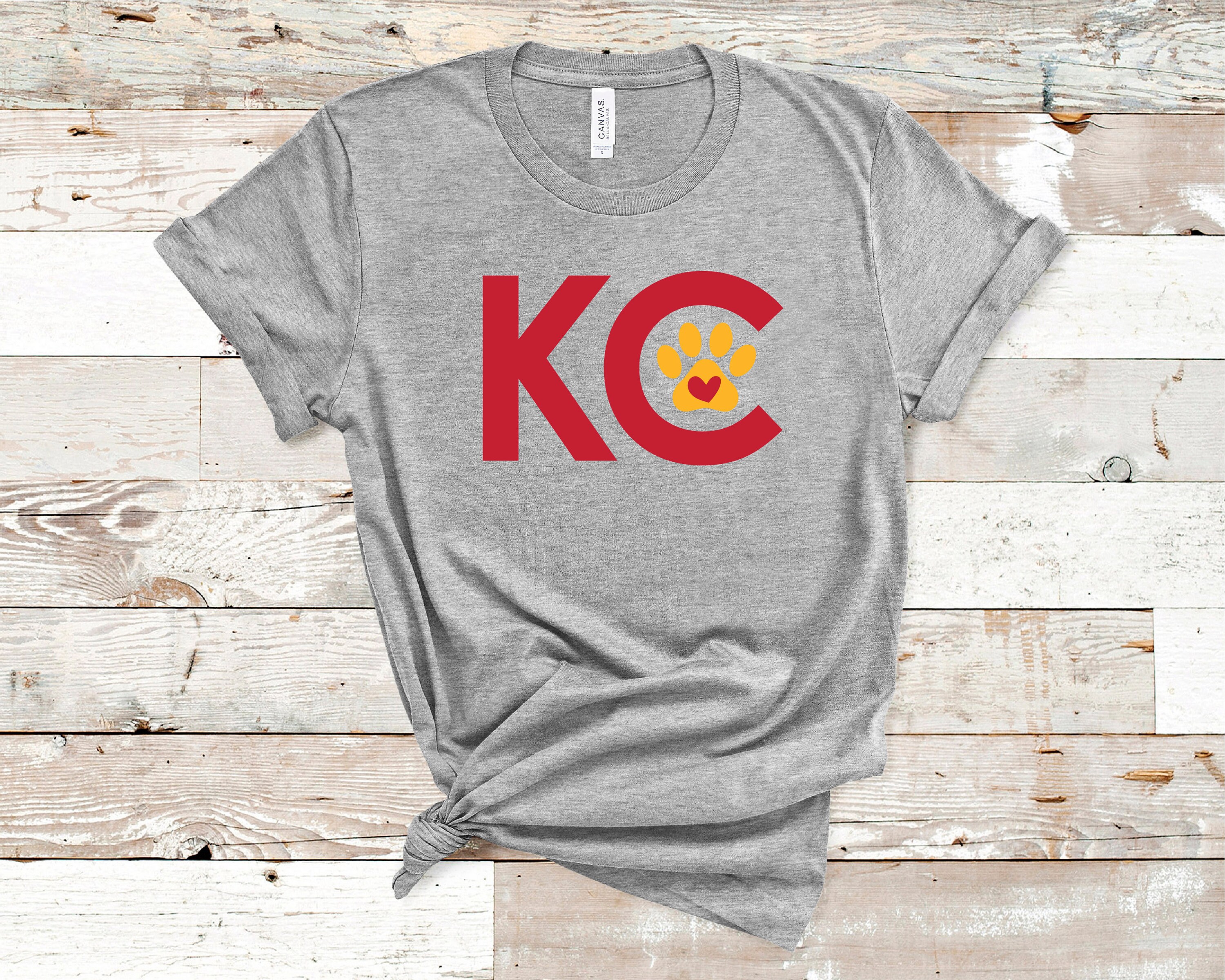 KC Paw Shirt | Etsy