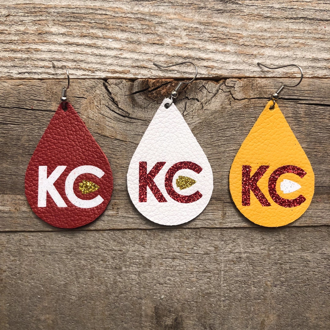 KC Leather Earrings - Etsy