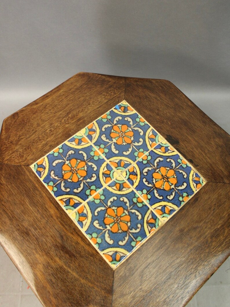 15858. Circa 1920's Spanish Revival California Tile Table - Etsy