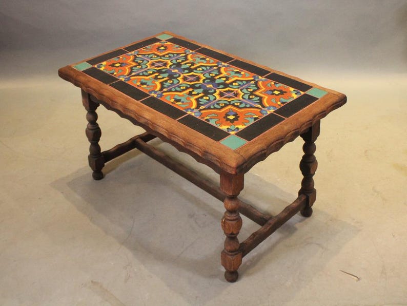 Spanish Revival Tile Coffee Table Circa 1920's - Etsy