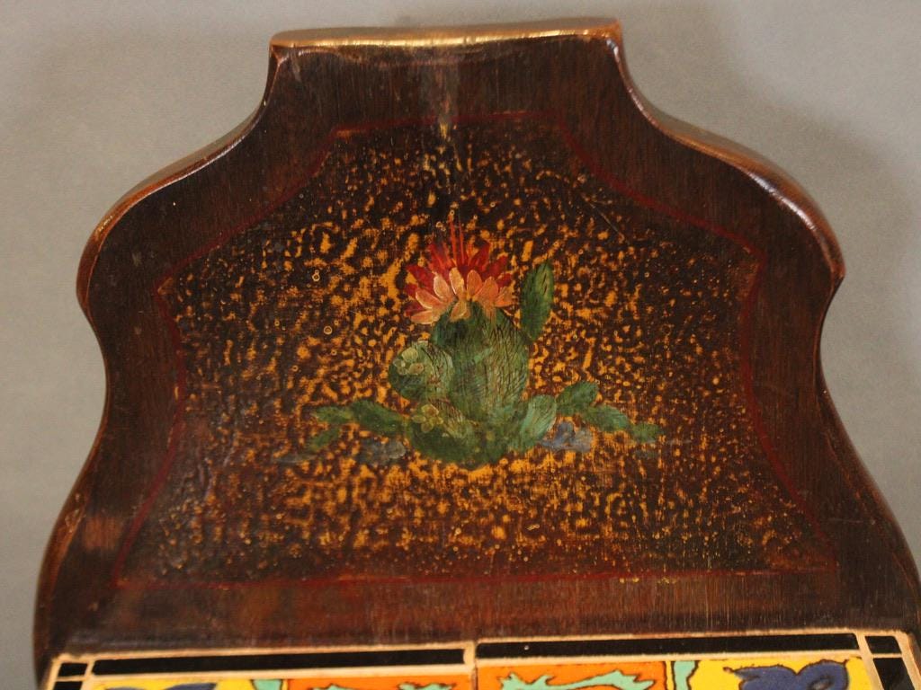 1920's De Anza Hotel Side Table With Original Tiles - Etsy