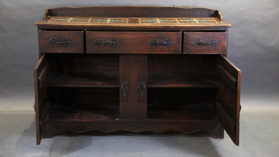 40658. Rare Monterey Sideboard With California Tiled Top - Etsy