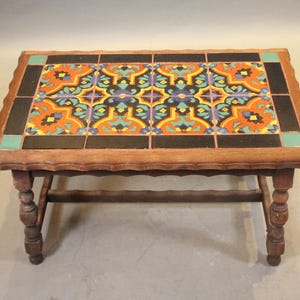 Spanish Revival Tile Coffee Table Circa 1920's - Etsy