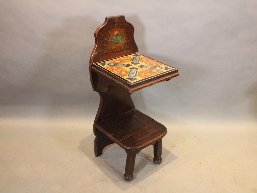 1920's De Anza Hotel Side Table With Original Tiles - Etsy