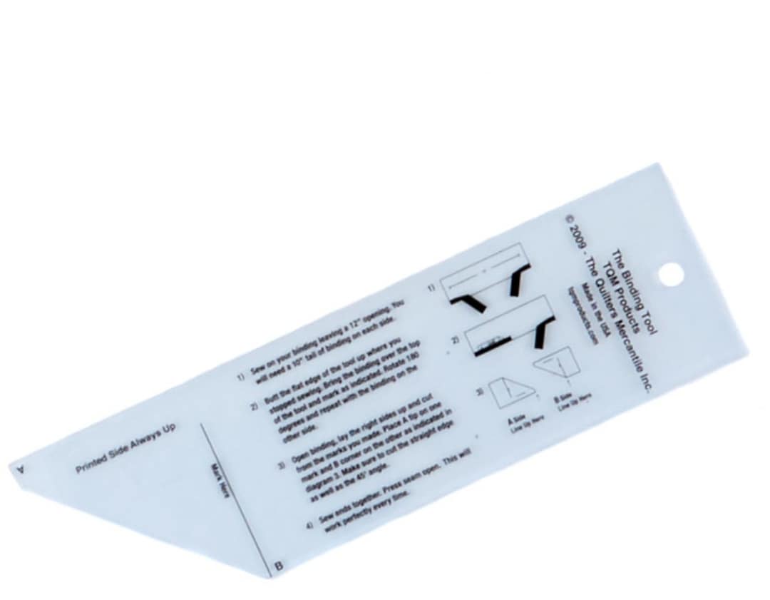 The Binding Tool Template Ruler for Quilting Binding by Susan - Etsy