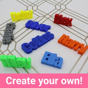 Personalised Fridge Magnet 3D Printed | Custom Name | Refrigerator ...