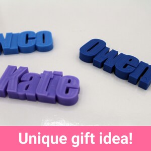 Personalised Fridge Magnet 3D Printed | Custom Name | Refrigerator ...