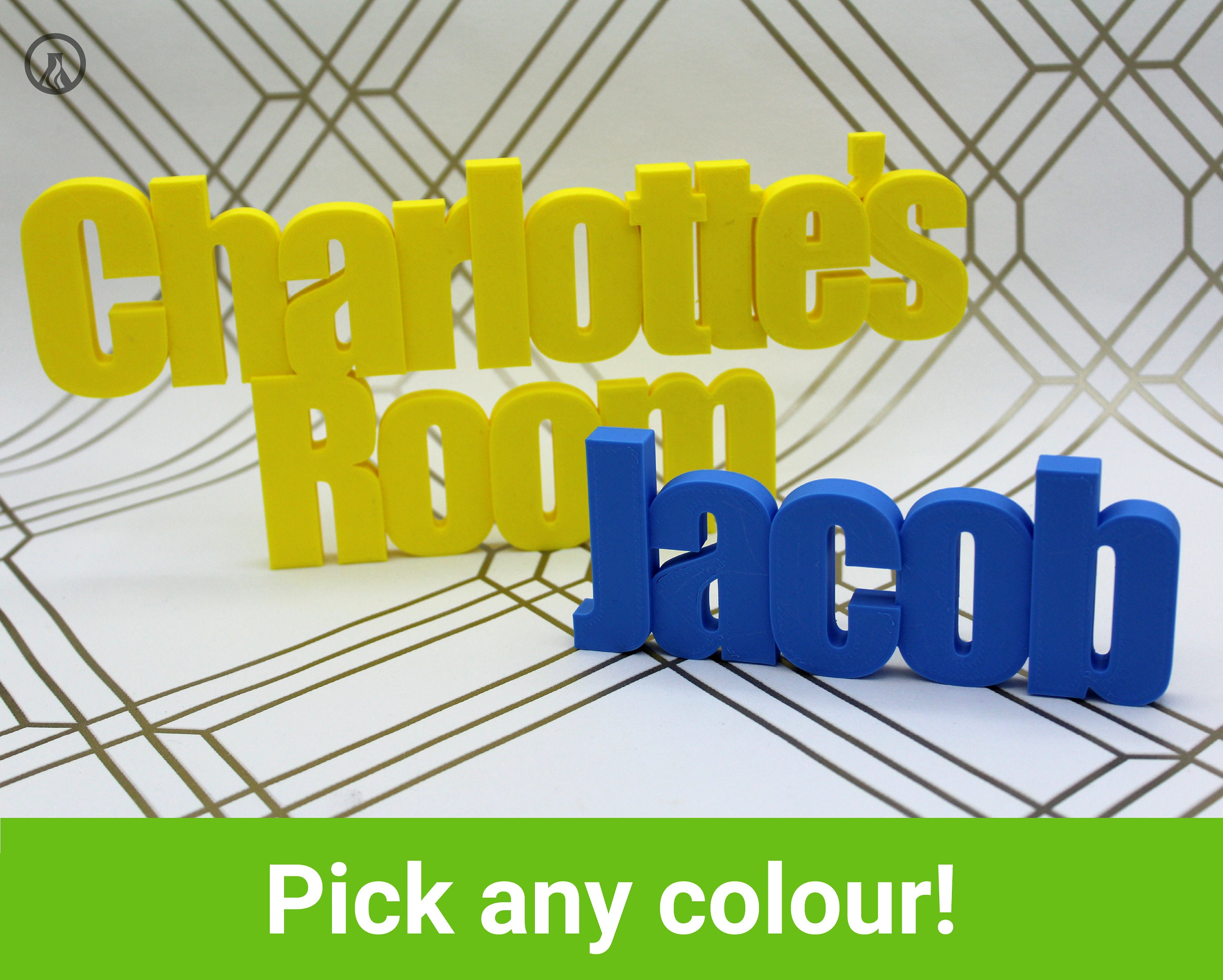 Personalised Large Door Sign 3D Printed Name Sign Wall - Etsy UK