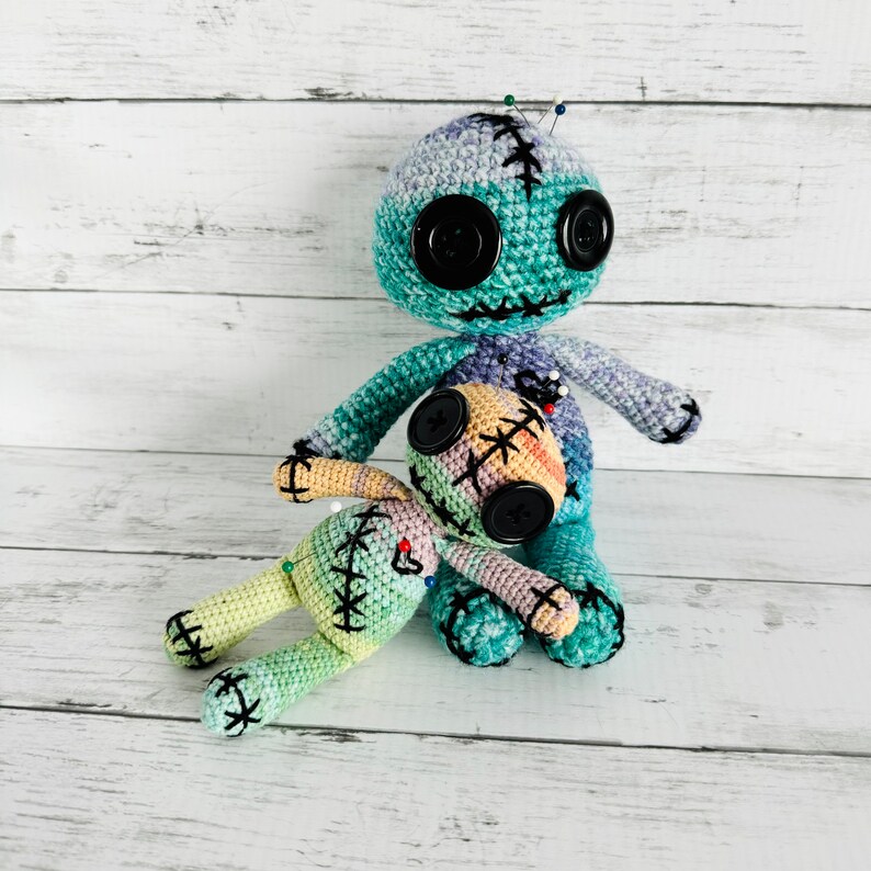 Voodoo Doll Low Sew Crochet Pattern, Amigurumi, Digital, Pdf File ...