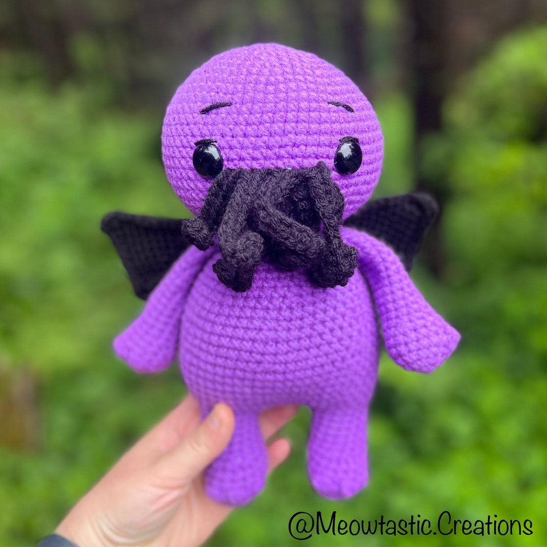 Cthulhu Plushie, Amigurumi, Sea Monster, B GRADED - Etsy