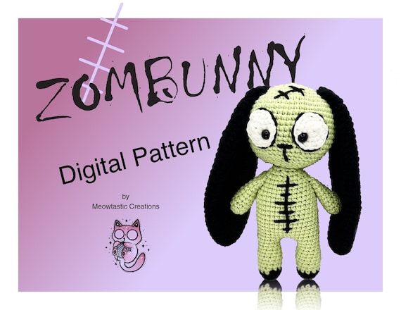 Zombunny Crochet Pattern / Zombie / Bunny / Amigurumi / - Etsy