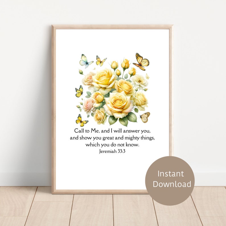 Jeremiah 33:3 Wall Art, Call to Me, Wall Art, Jeremiah Wall Art ...