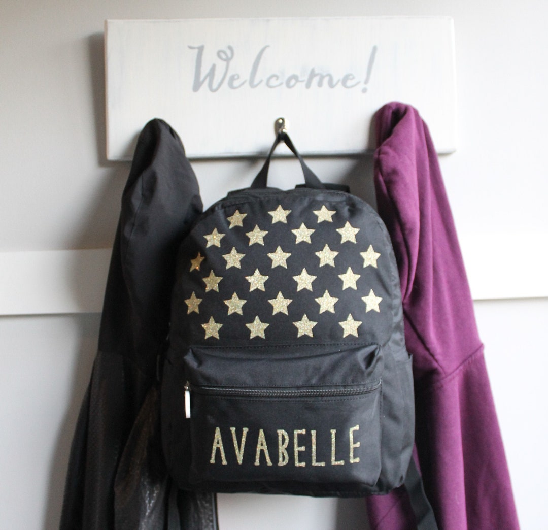Personalized Backpack/ Backpack Kids/ Star Backpack/ Girls - Etsy