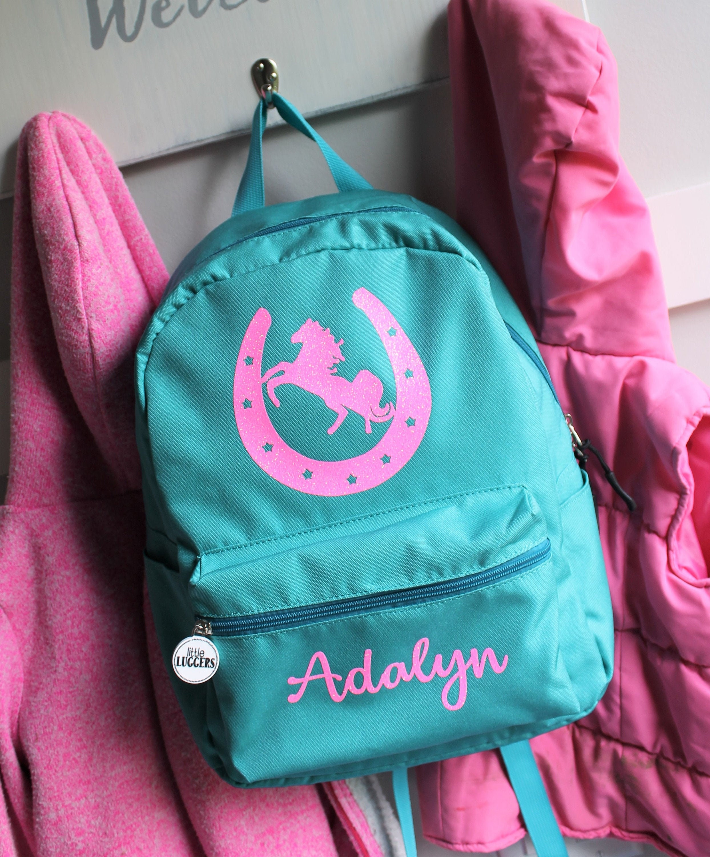 Girls Horse Backpack/personalized Equestrian Backpack/ | Etsy