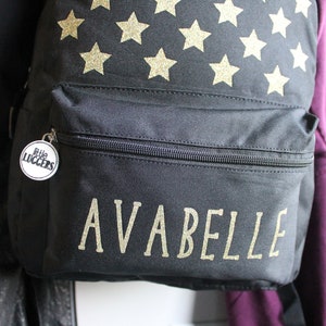 Personalized Backpack/ Backpack Kids/ Star Backpack/ Girls - Etsy