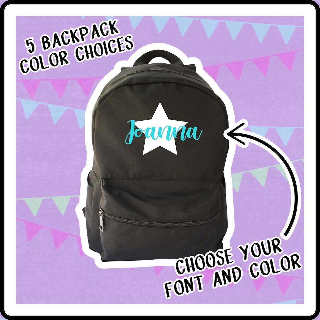 Custom Star Backpack/personalized Backpack Kids/school Backpack/toddler ...