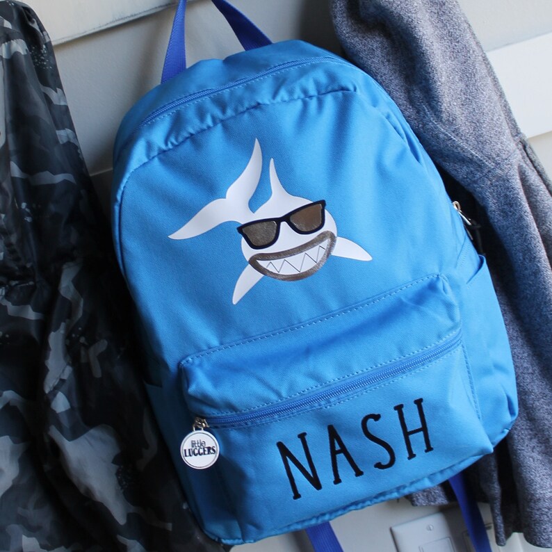 Personalized Shark Backpack/ Custom backpack/ Backpack Kids/ | Etsy