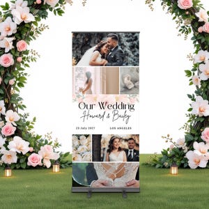 Custom Wedding Retractable Banner Stand INCLUDED With Full Color Print ...