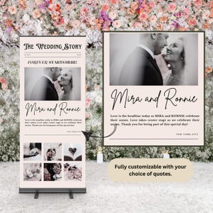 Custom Wedding Retractable Banner Stand INCLUDED With Full Color Print ...
